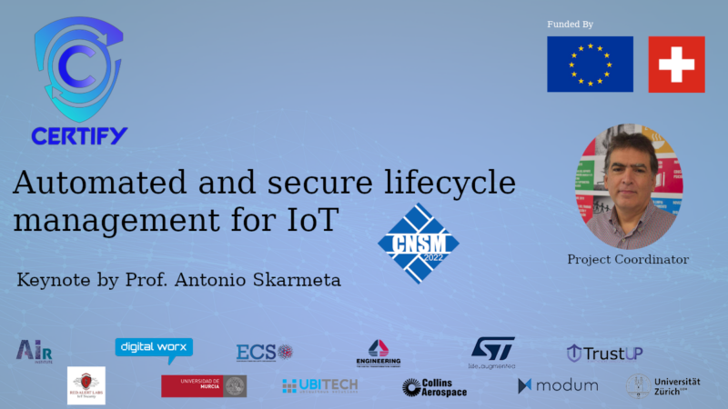 CERTIFY in CNSM 2022 – Certify Project